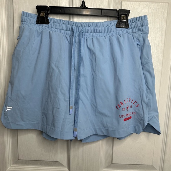 Fabletics | Shorts | Light Blue Fabletics Light Weight Athletic Shorts ...